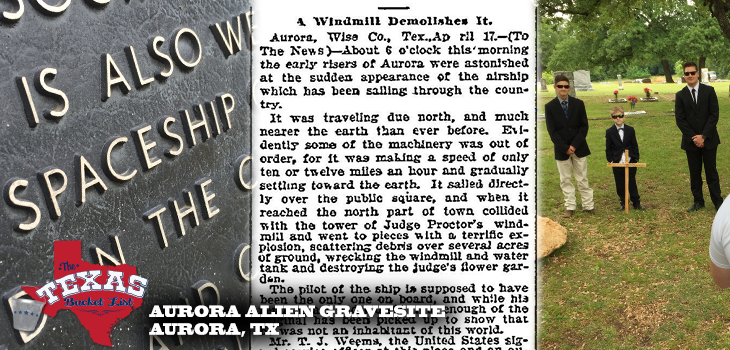 The Texas Bucket List – Alien Gravesite in Aurora – The Texas Bucket List