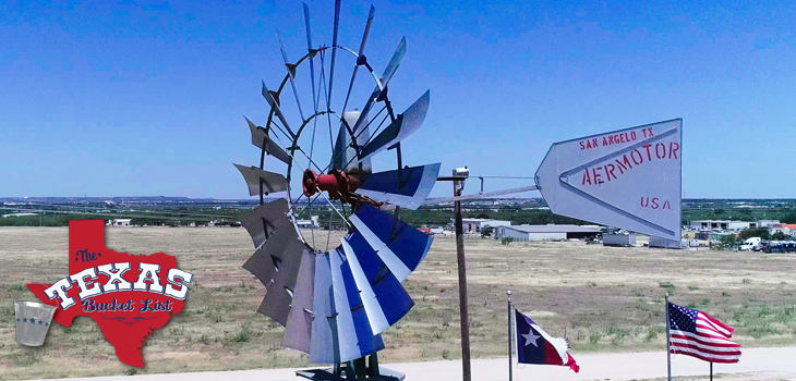 The Texas Bucket List – Aermotor Windmill in San Angelo – The Texas ...