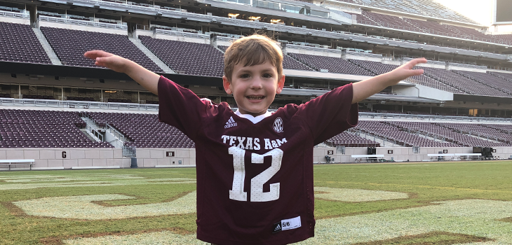 The Texas Bucket List: My Son’s Priceless Reaction to Texas A&M Aggie ...