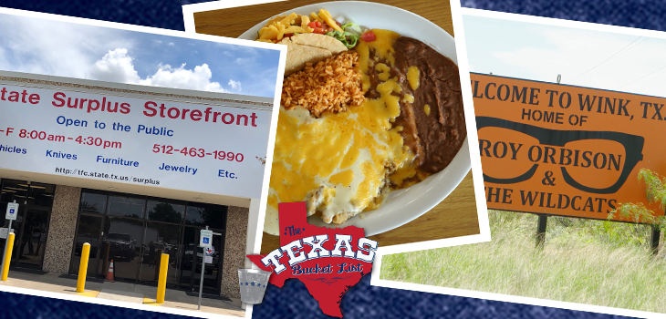 The Texas Bucket List – State Surplus Property Front in Austin, El ...