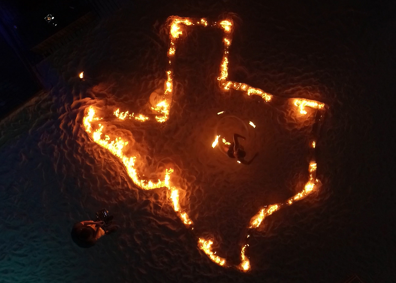 The Texas Bucket List – Stella Moon The Fire Mermaid in Port Aransas ...